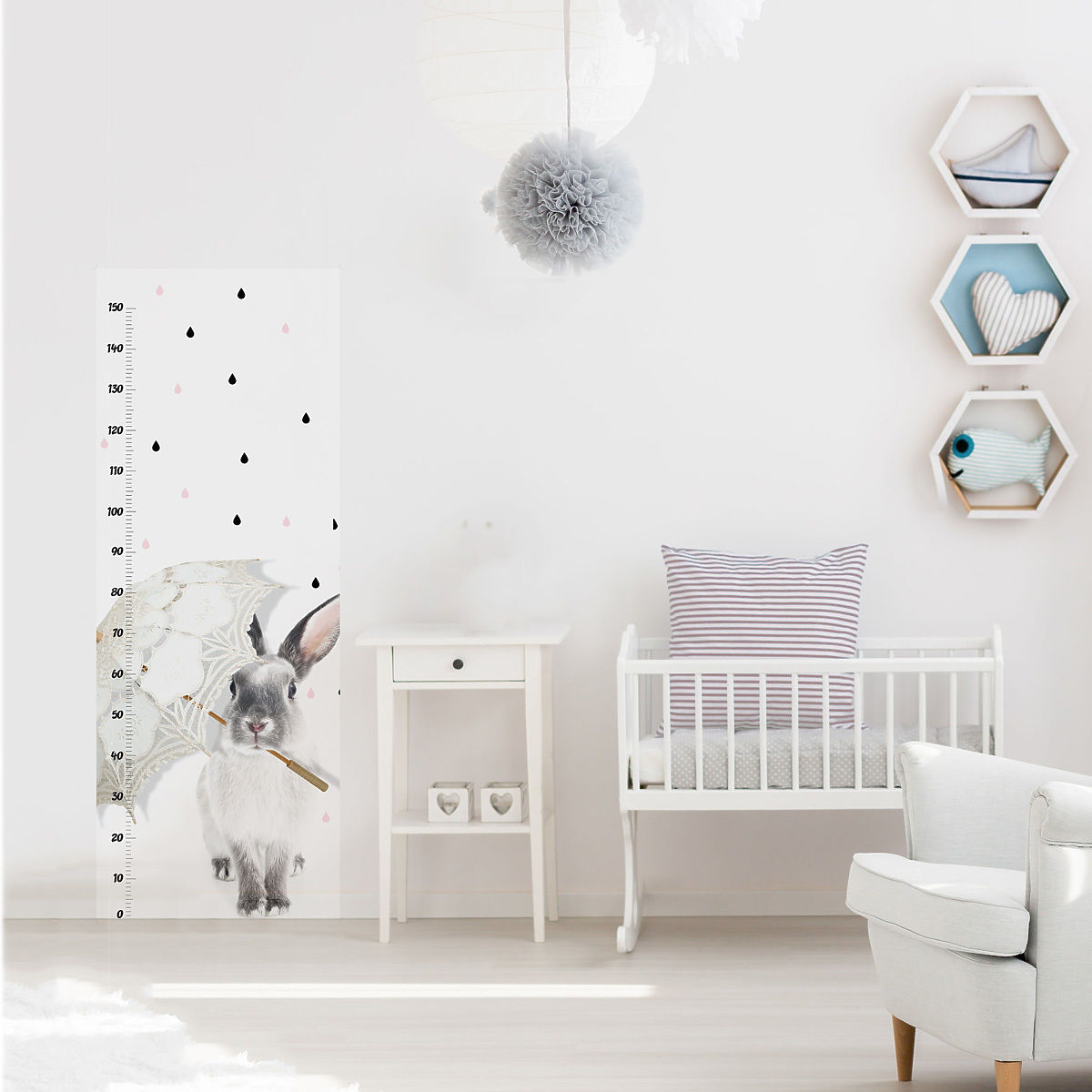 Children's growth chart DEKORNIK - Rabbit - banaby.ie
