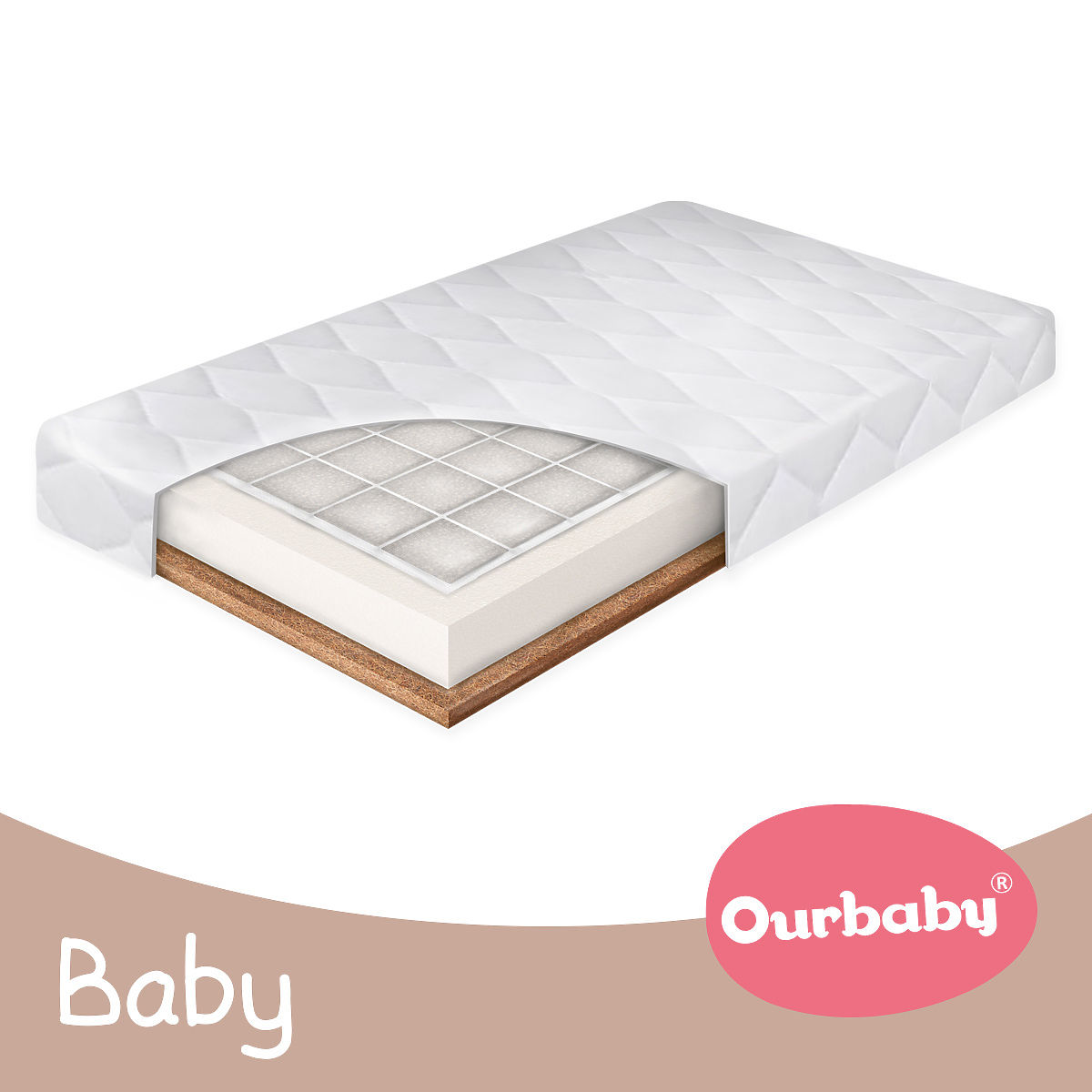 Children's Mattress Ourbaby - BABY 160x70 cm - banaby.ie