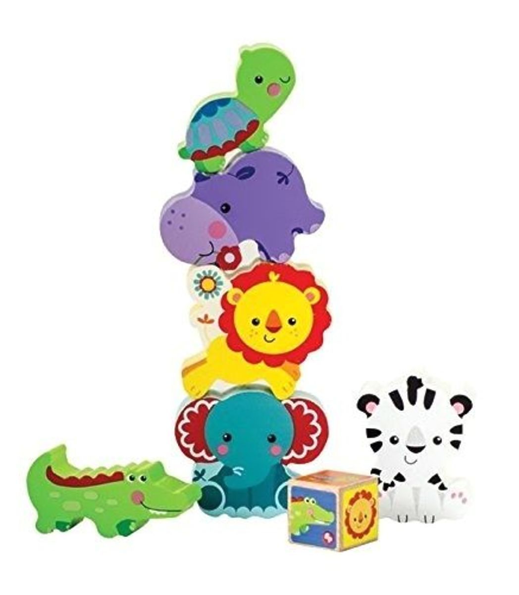 Fisher Price Wooden Animal Tower - banaby.ie