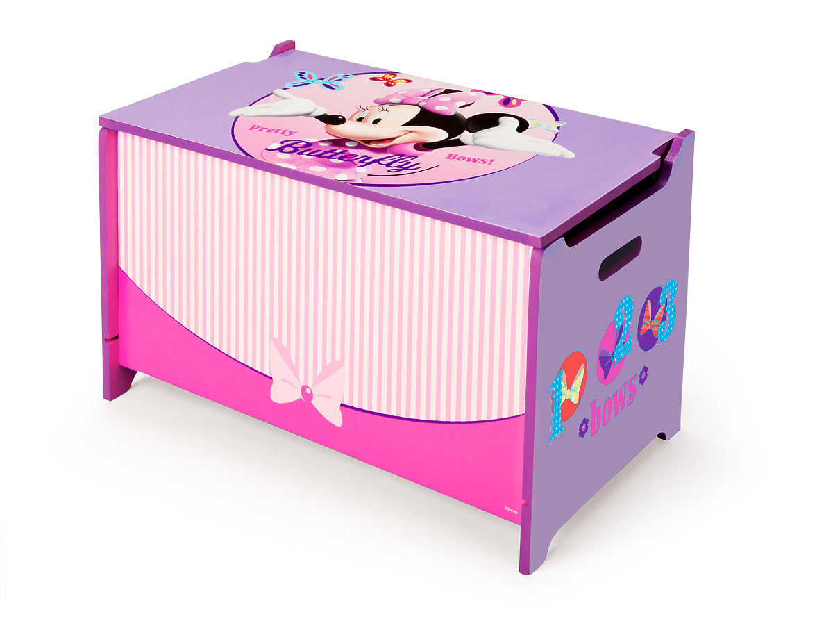 Minnie Mouse Children's Wooden Toy Chest - banaby.ie