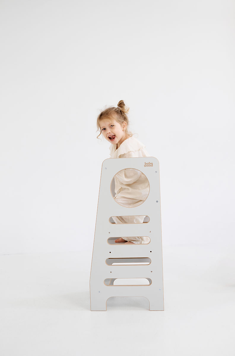 Sibling Learning Tower DOUBLE M - Grey - banaby.ie