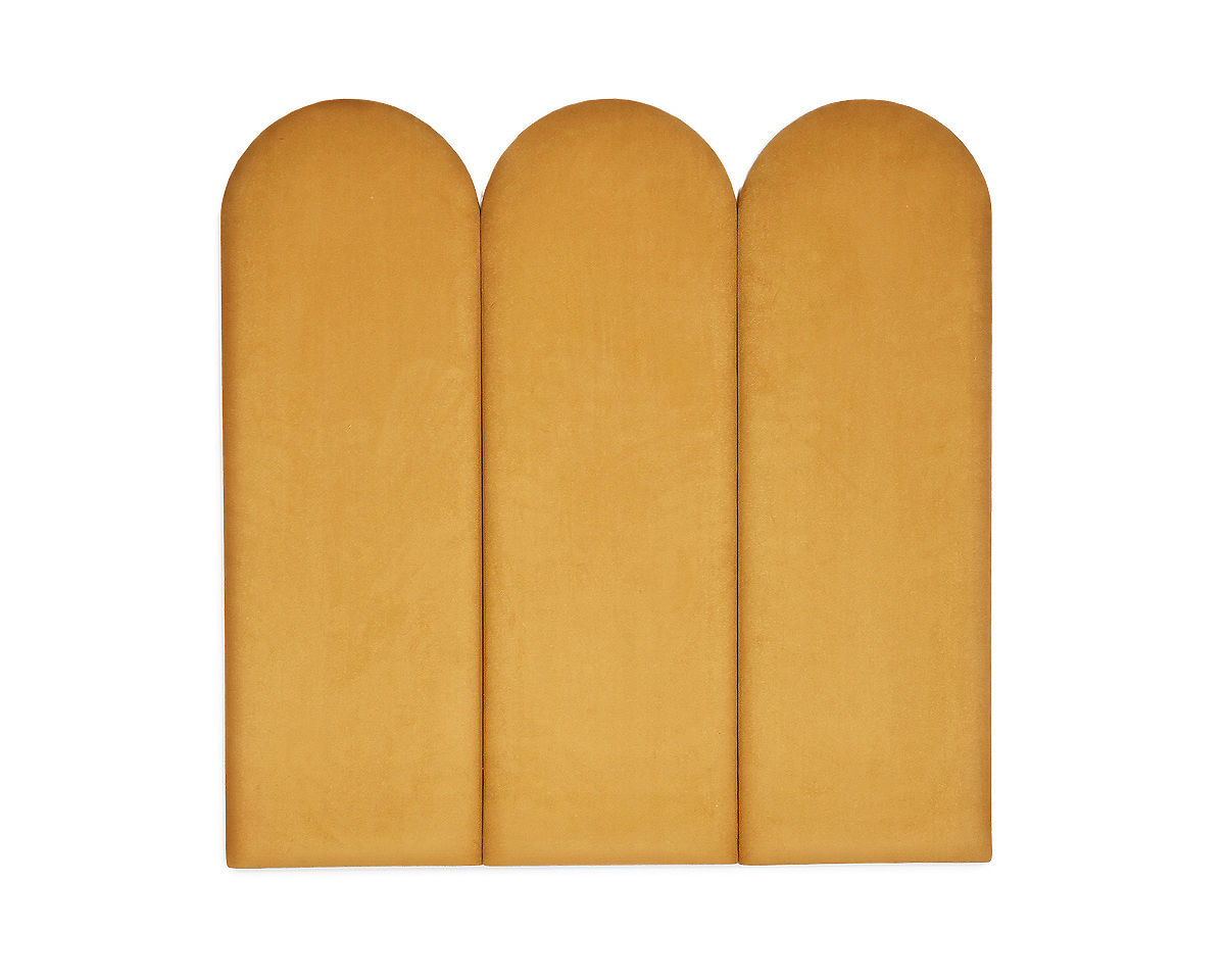 Upholstered panel Arc - mustard - banaby.ie