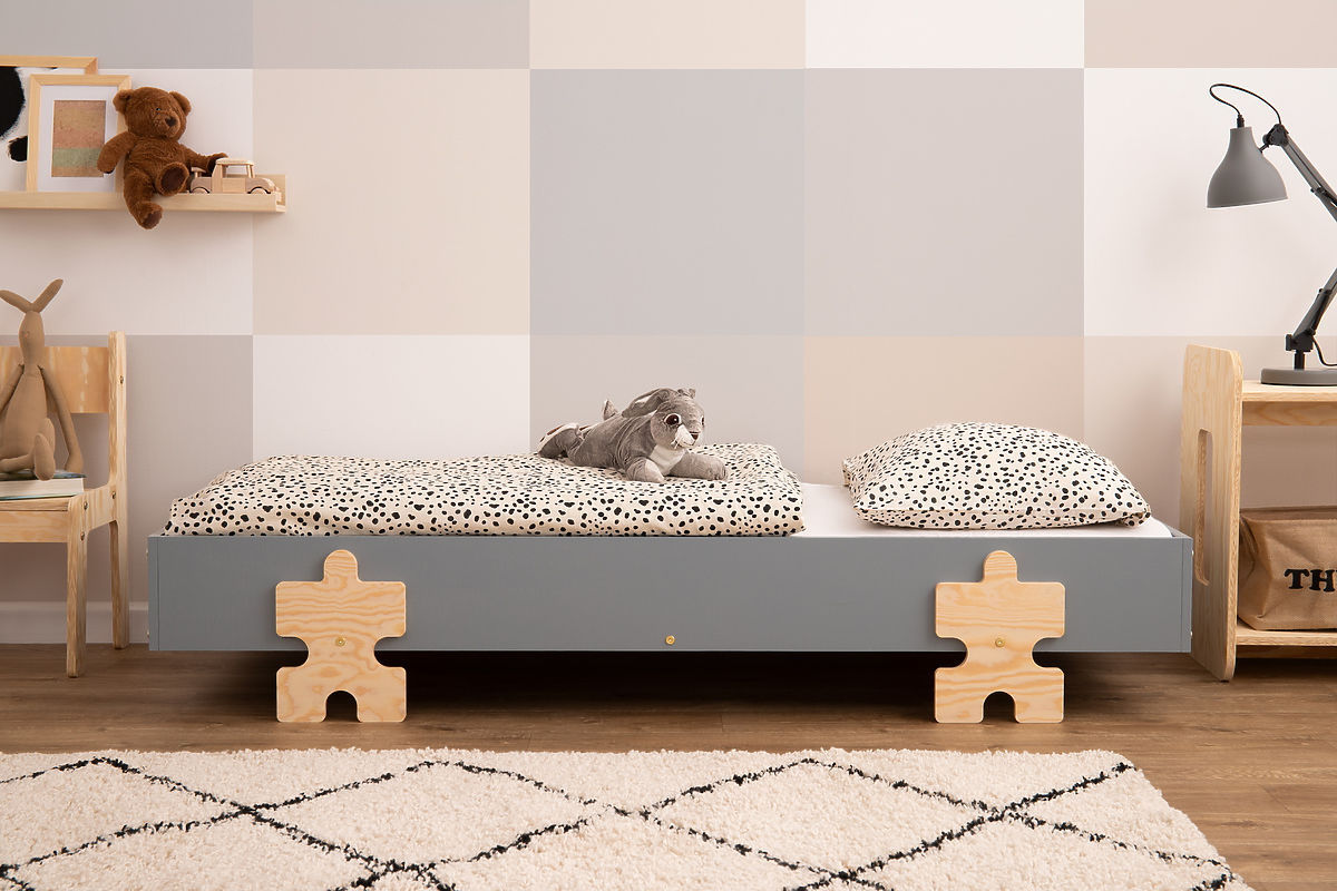 Universal Bed Puzzle - Grey - banaby.ie