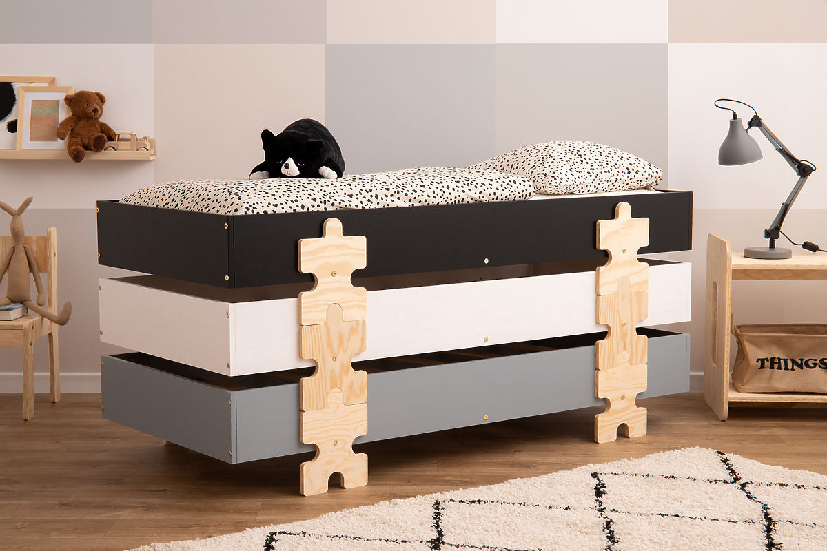 Universal Bed Puzzle - Grey - banaby.ie