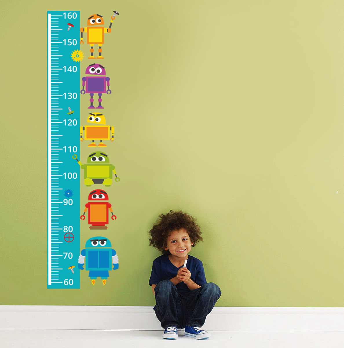 Wall Decoration - Robot Height Chart - banaby.ie